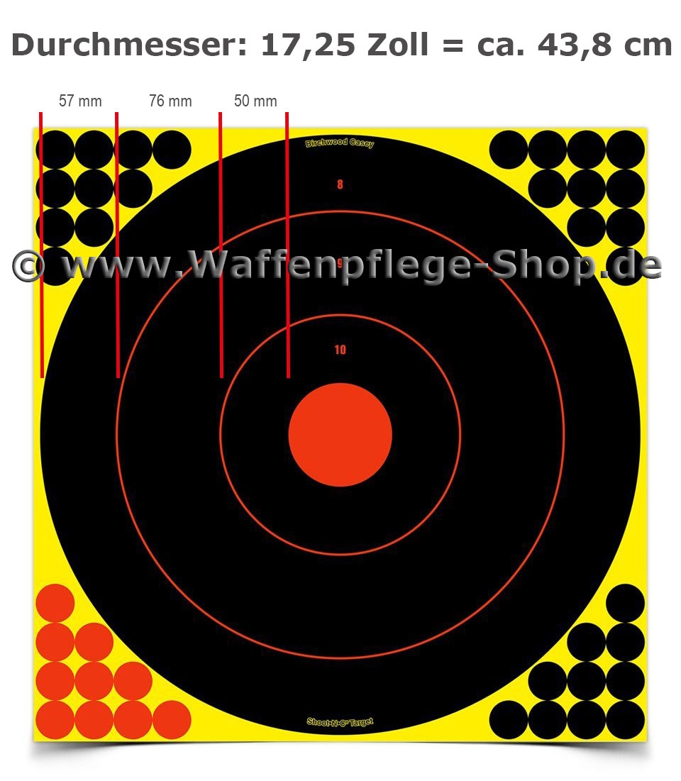 Shoot N-C Targets Zielscheiben mit Farb-Effekt