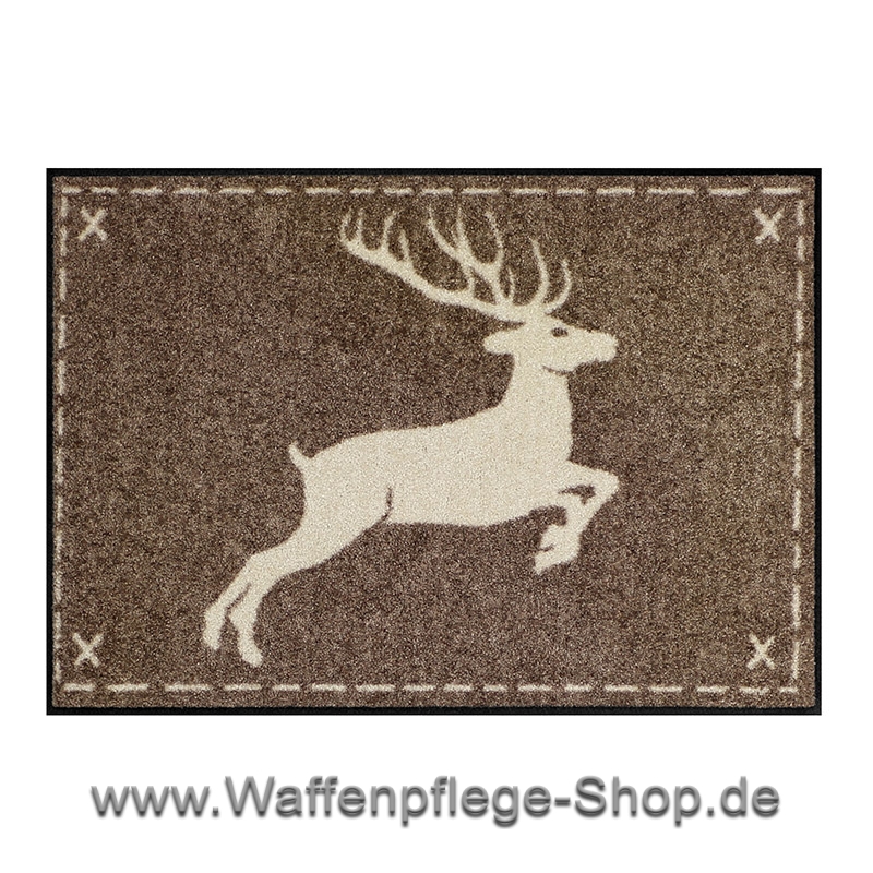 Fußmatte Springender Hirsch in höchster Qualität