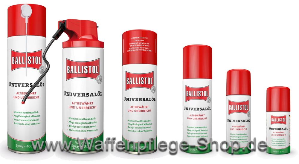 Ballistol Spray - Universal-Öl zur Reinigung und Pflege